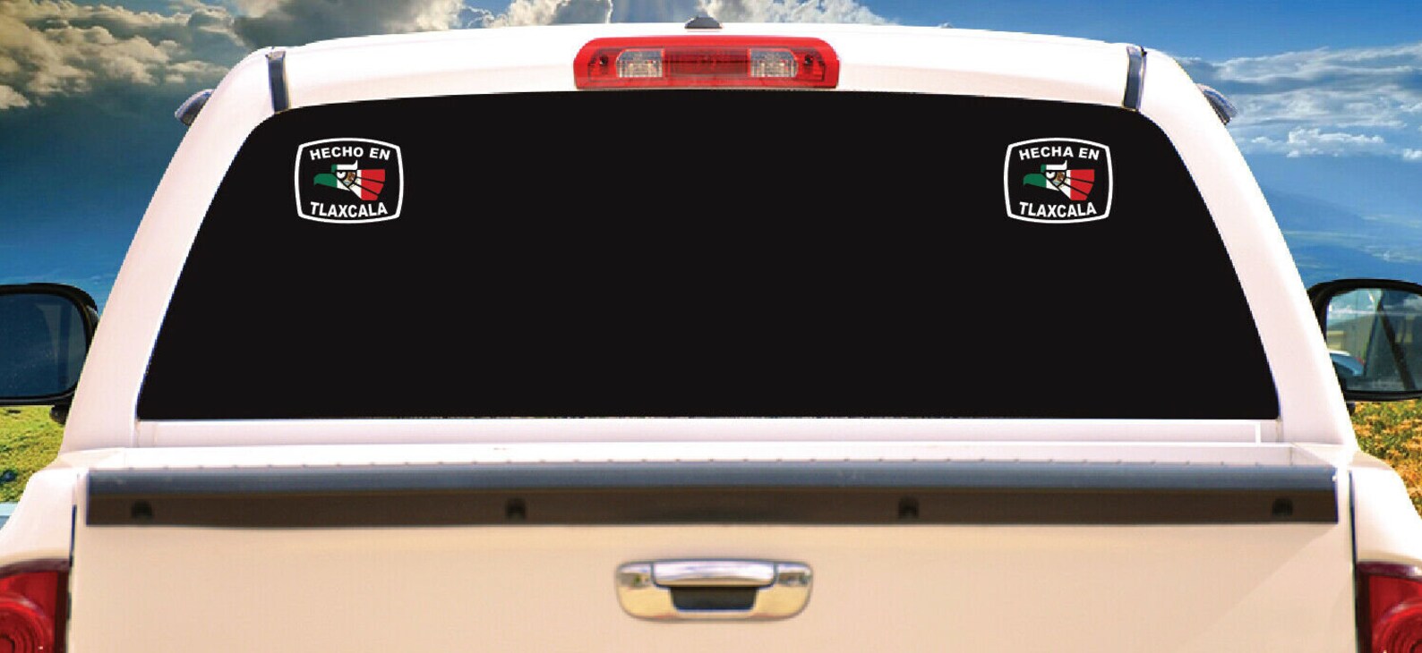 Hecha En Tlaxcala Letters Decal Car Window Laptop Flag Vinyl Sticker ...