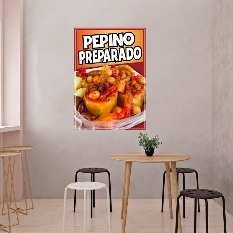 Pepino Preparado Sticker Window Decal Truck Concession Vinyl Restaurant ...