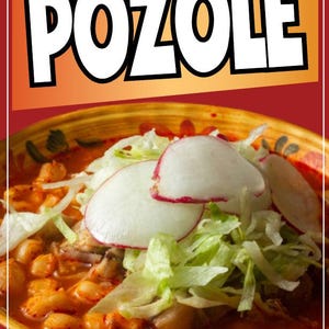 Pozole Sign Decal Window Sticker Truck Concession Vinyl Restaurant ...