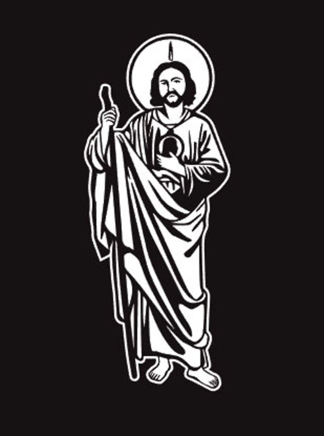 St Jude Decal Sticker Car Decal Window Laptop San Judas Saint Santo ...
