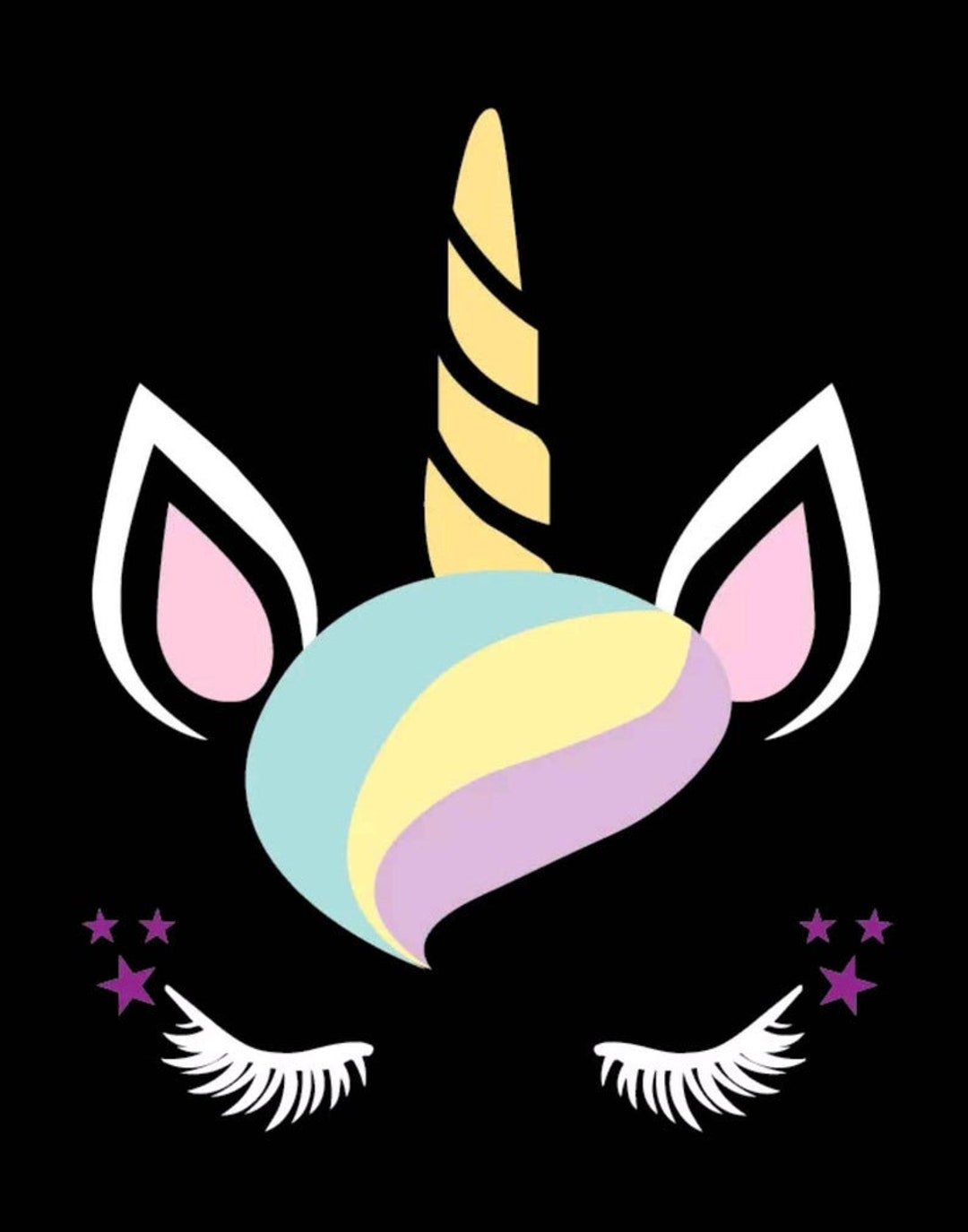 Unicorn Multicolor Decal Car Window Vinyl Sticker Truck Wall Trailer ...