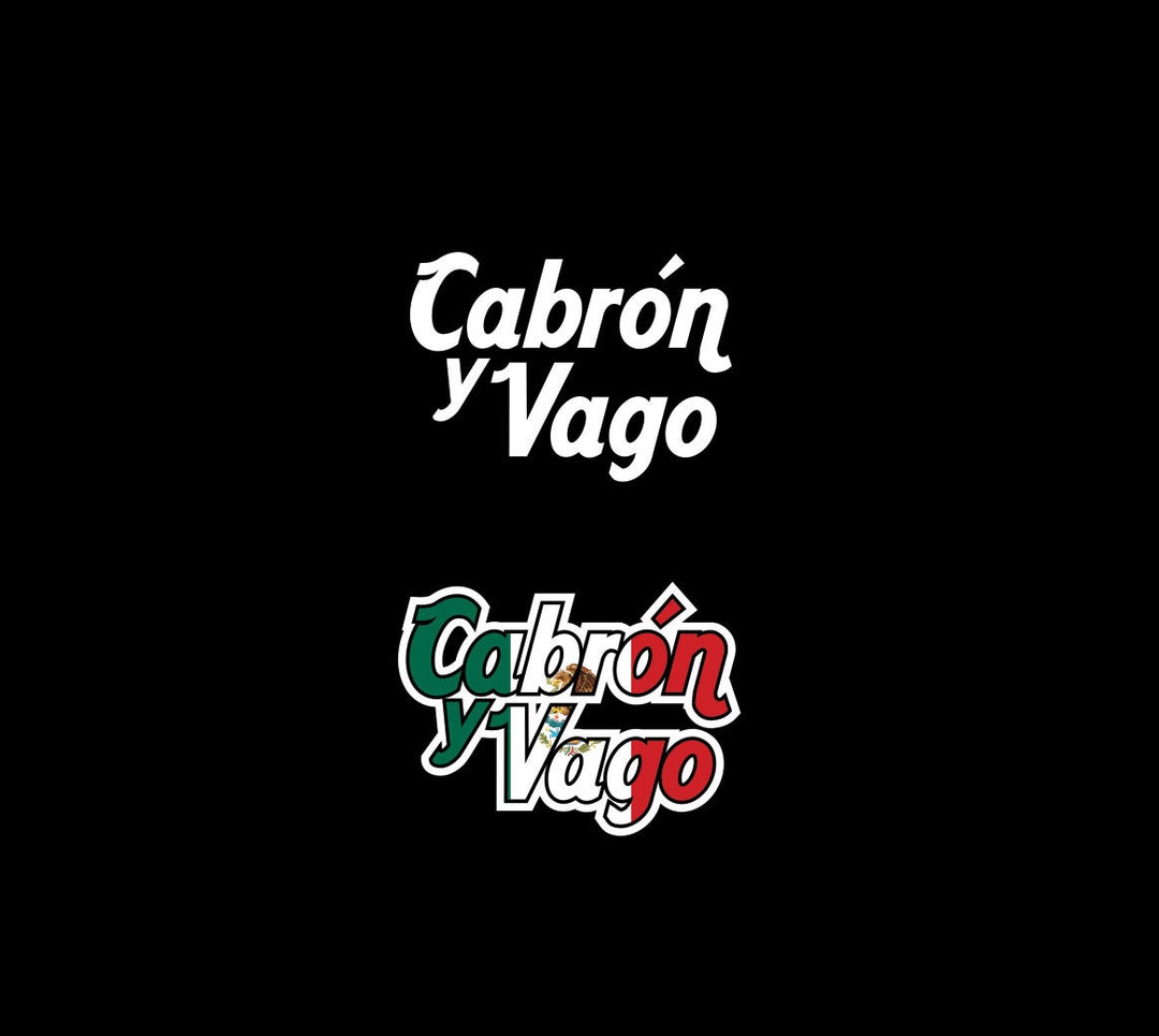 Cabron Y Vago Decal Car Window Vinyl Sticker Mexican Flag Adhesive ...