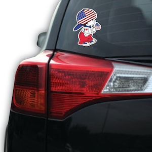 USA Boy Decal USA Flag Decal Car Window Vinyl Sticker American - Etsy