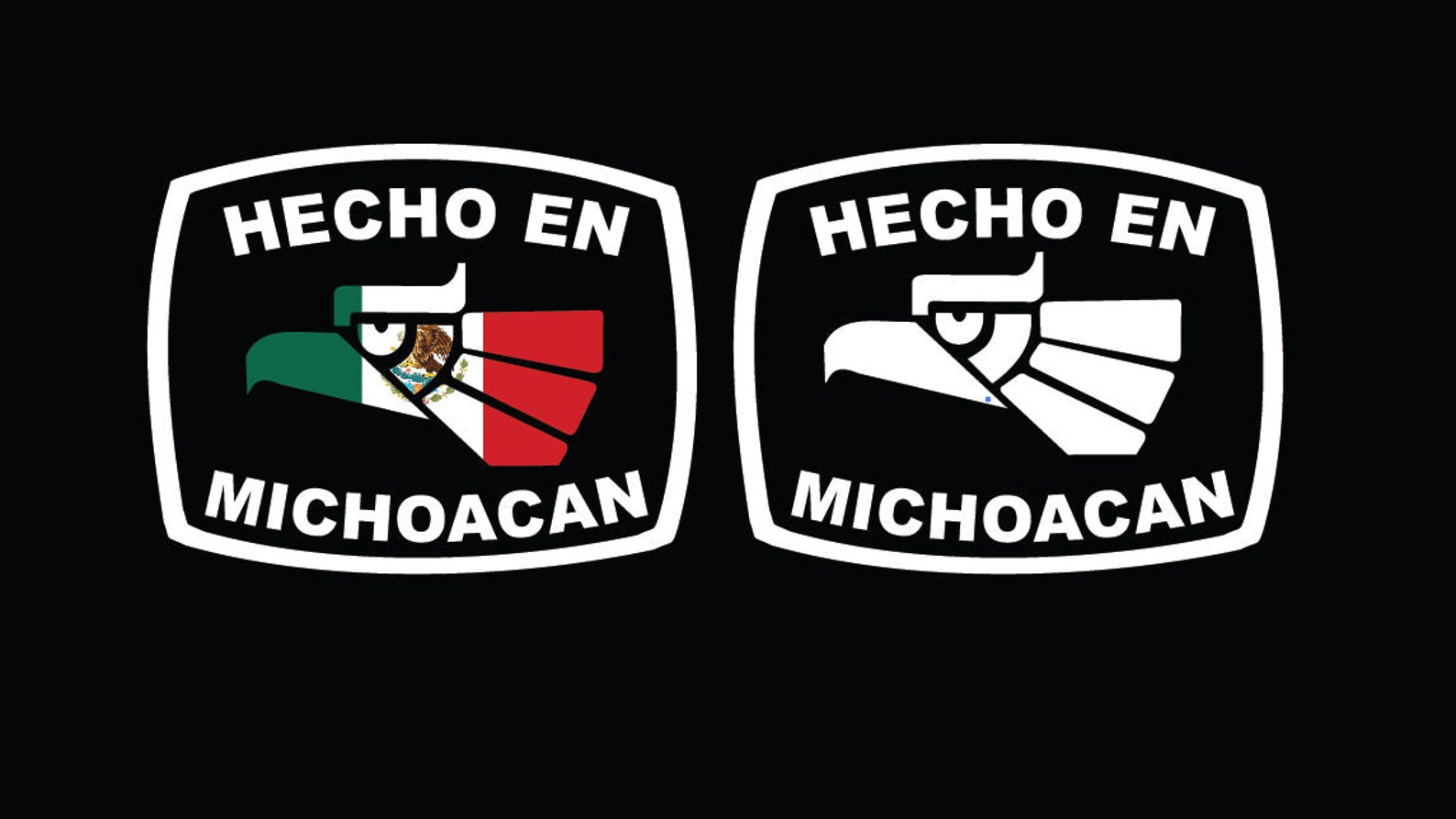 Hecho En Michoacan Letters Decal Car Window Laptop Flag Vinyl Sticker ...