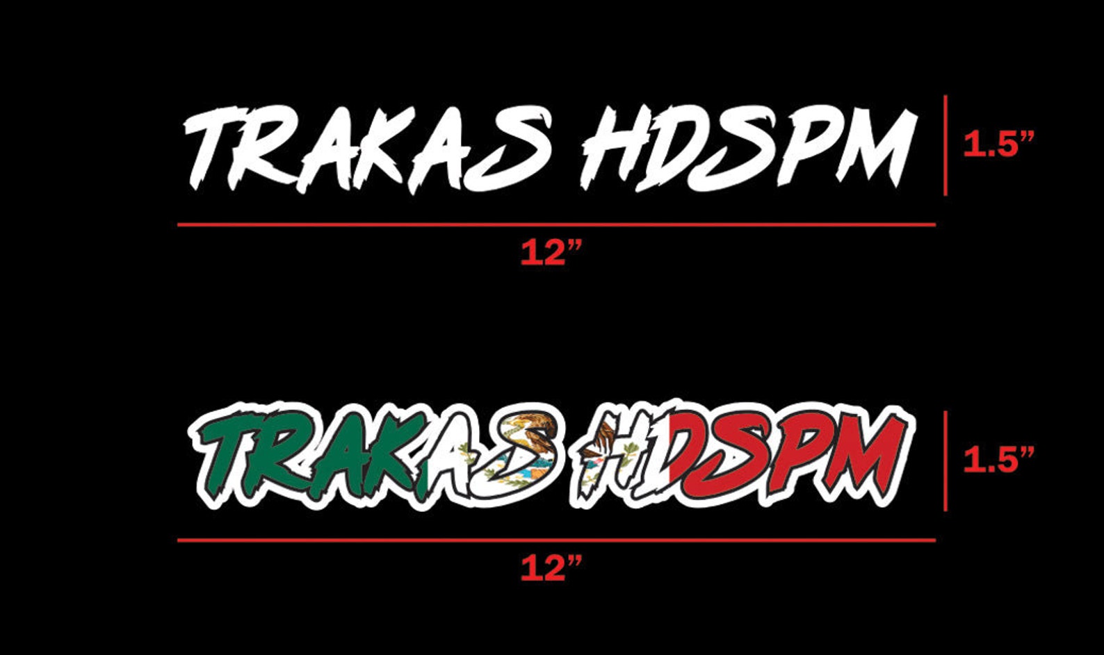 Trakas HDTPM Decal Car Window Vinyl Sticker Mexico Trucking Mexican ...