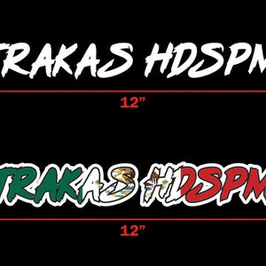 Trakas HDTPM Decal Car Window Vinyl Sticker Mexico Trucking Mexican ...