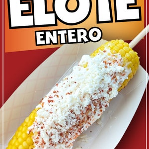 Elote Entero Sticker Window Sticker Mexican Food Truck Concession Vinyl ...