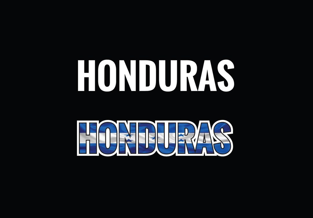 Honduras Letras Honduran Decal Car Window Laptop Vinyl Sticker Honduras ...