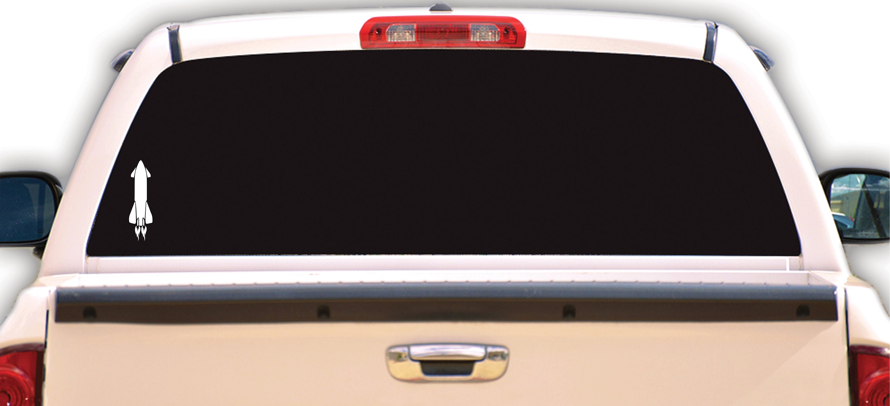 Starship Decal Rocket Space Shuttle Spaceship Decal Sticker Wall Car ...