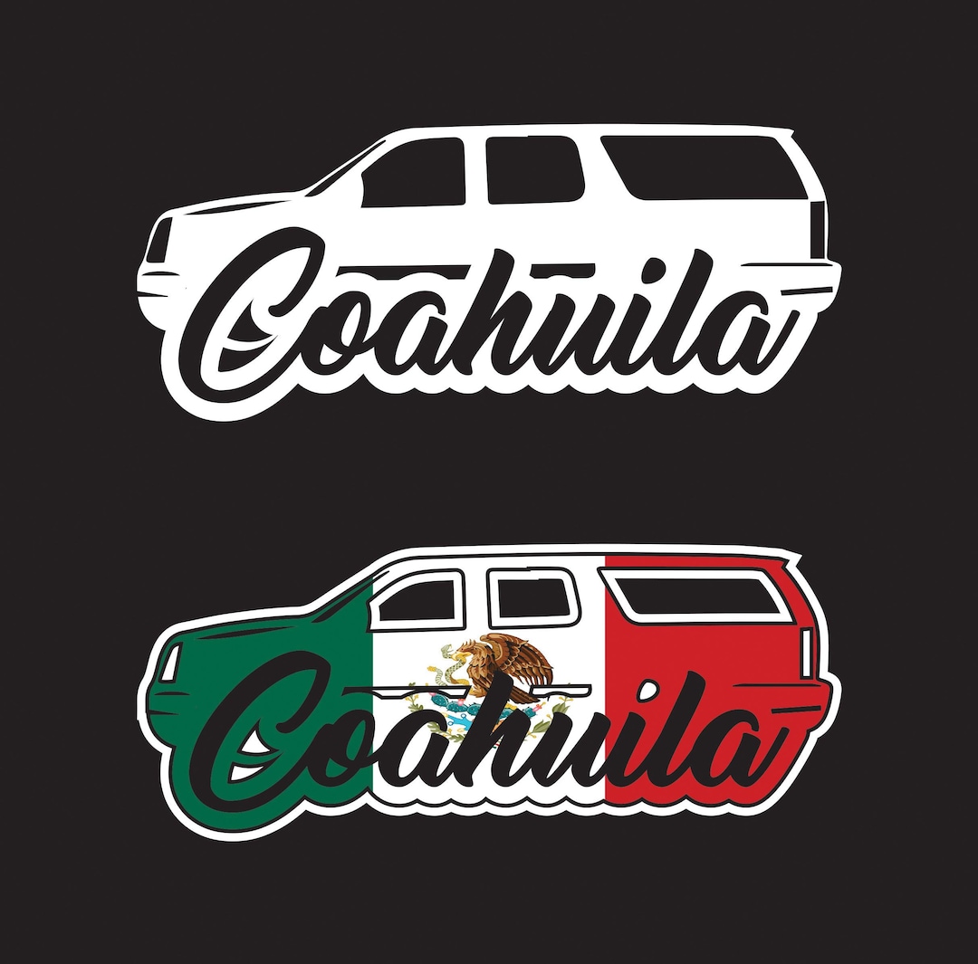 Coahuila Yucon GMC Decal Troka Silhouette Letters Decal Car Window ...
