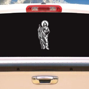 St Jude Decal Sticker Car Decal Window Laptop San Judas Saint Santo ...