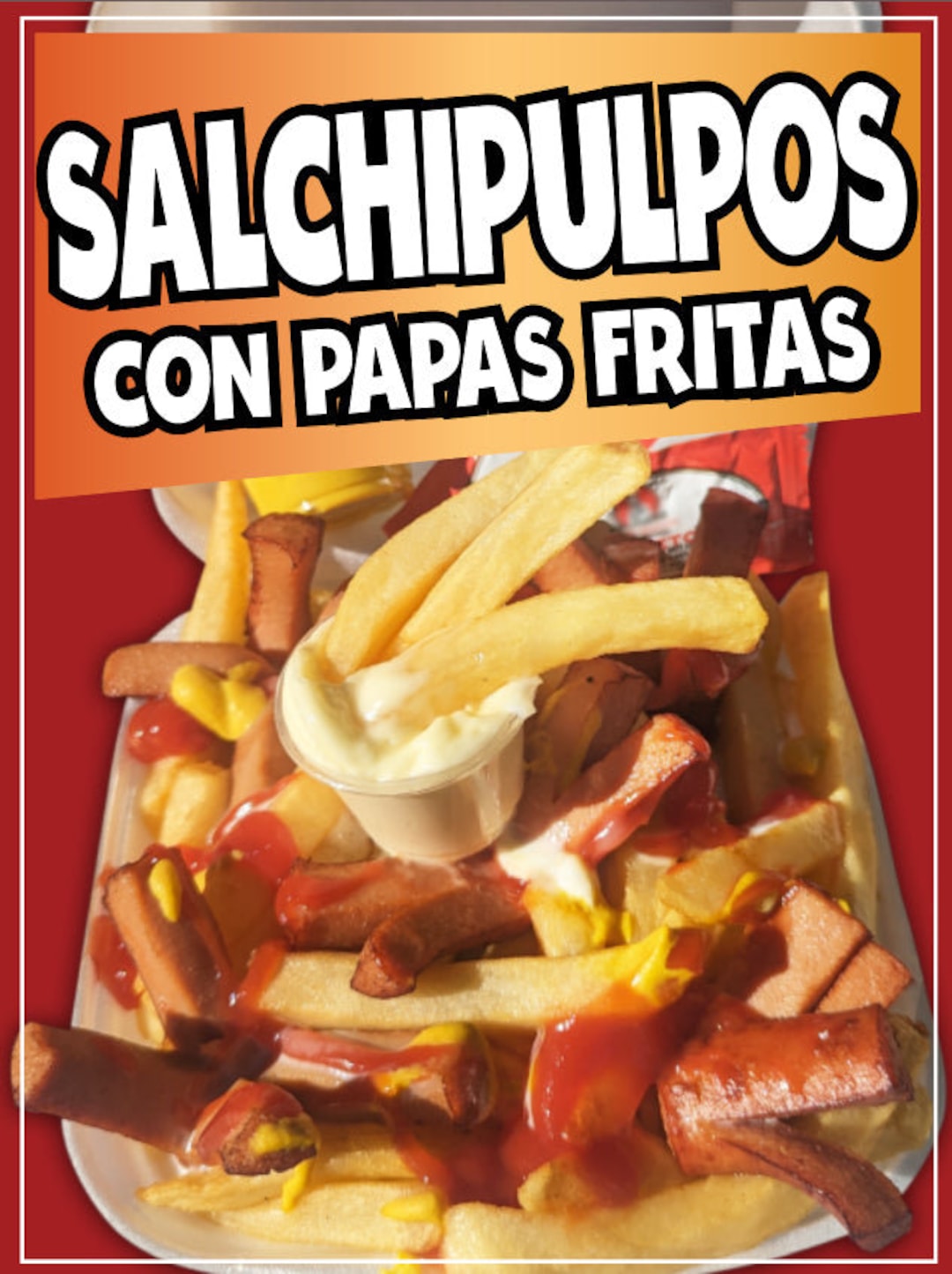 Salchipulpos Con Papas Fritas Sticker Window Decal Truck Concession ...