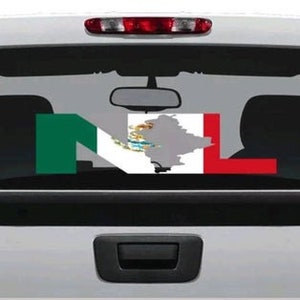 Nuevo Leon Letters Decal Car Window Laptop Map Vinyl Sticker Mexico NL Estado - Etsy
