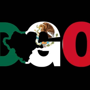 Durango Letters Decal Car Window Laptop Map Vinyl Sticker Mexico Estado ...