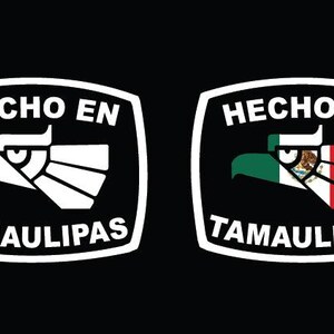 Hecho En Tamaulipas Letters Decal Car Window Laptop Flag Vinyl Sticker ...