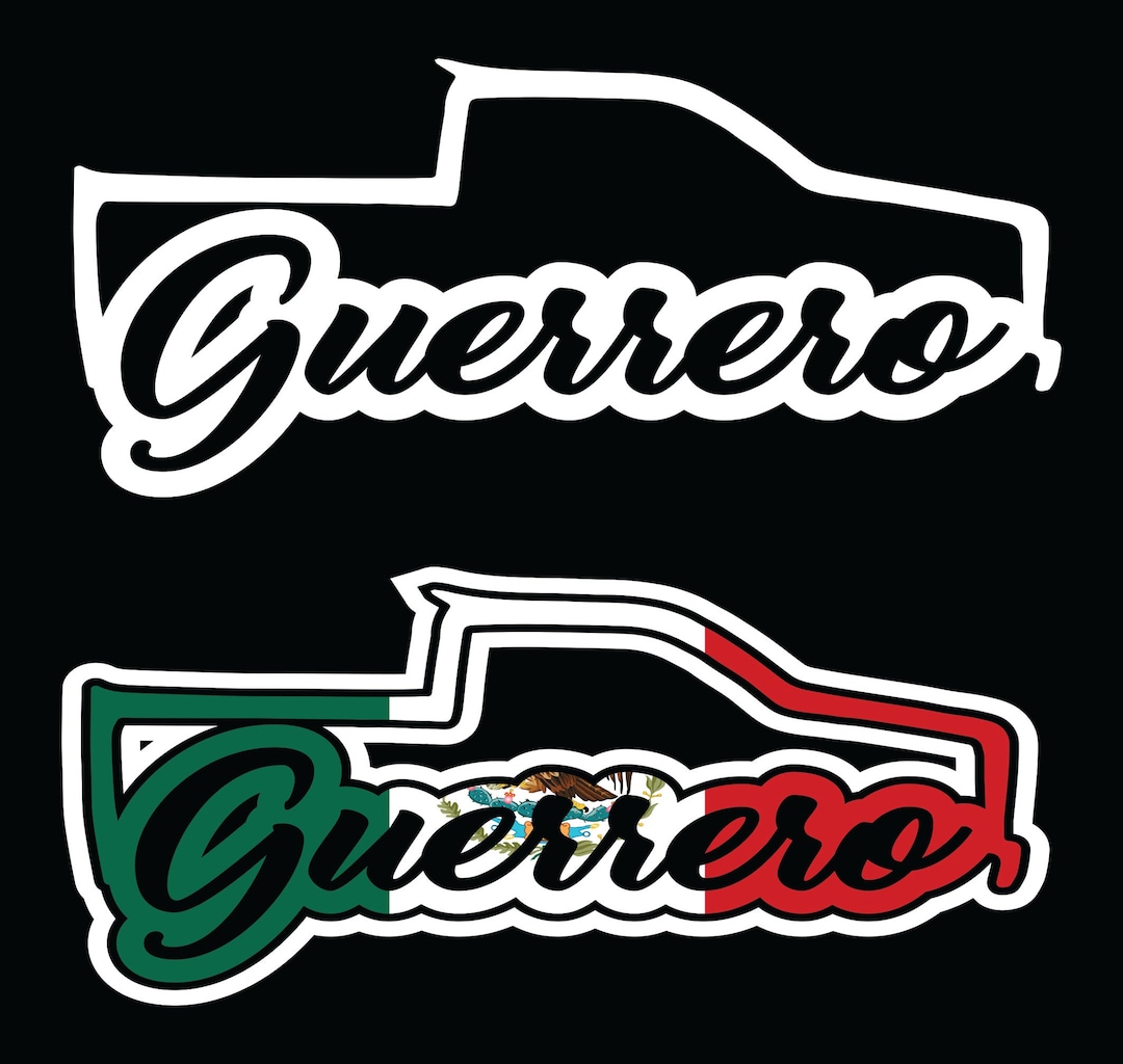 Guerrero Decal Trokita Decal Car Window Laptop Vinyl Sticker Mexico ...