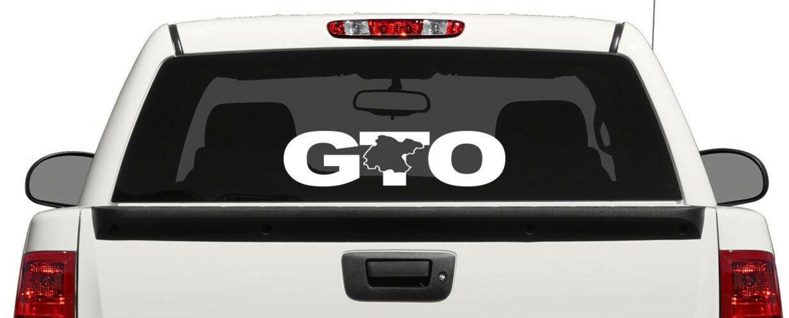 GTO Letters Decal Car Window Laptop Map Vinyl Sticker Estado Guanajuato ...