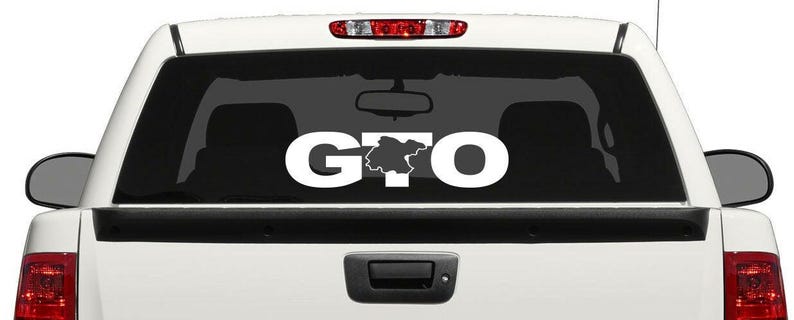 GTO Letters Decal Car Window Laptop Map Vinyl Sticker Estado Guanajuato ...