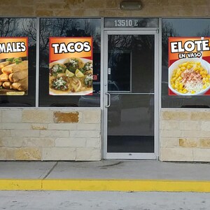 Elote En Vaso Decal Corn in a Cup Sticker Window Sticker Mexican Food ...