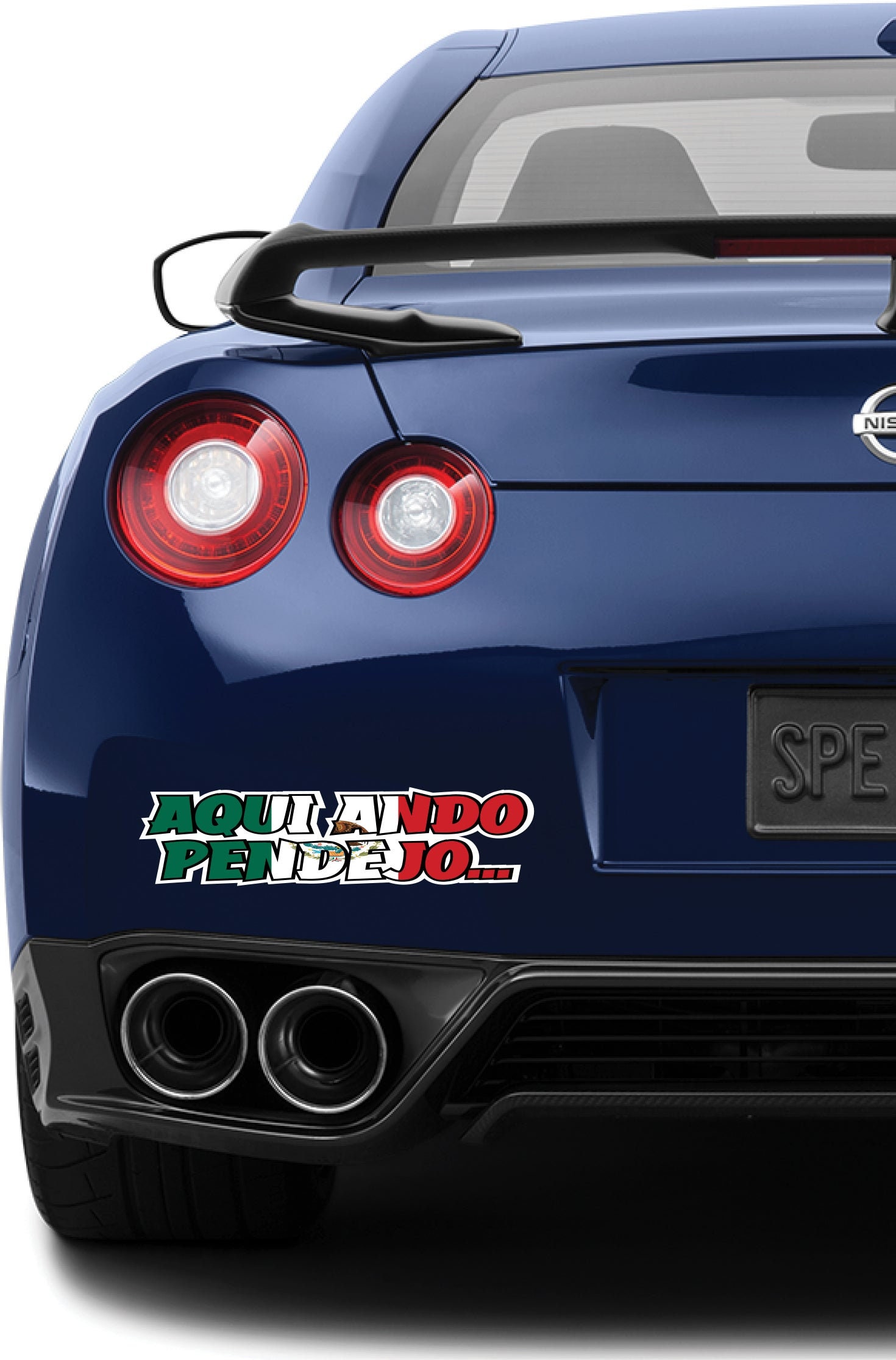 Aqui Ando Pendejo Decal Sticker Decal Car Window Laptop Vinyl Sticker ...