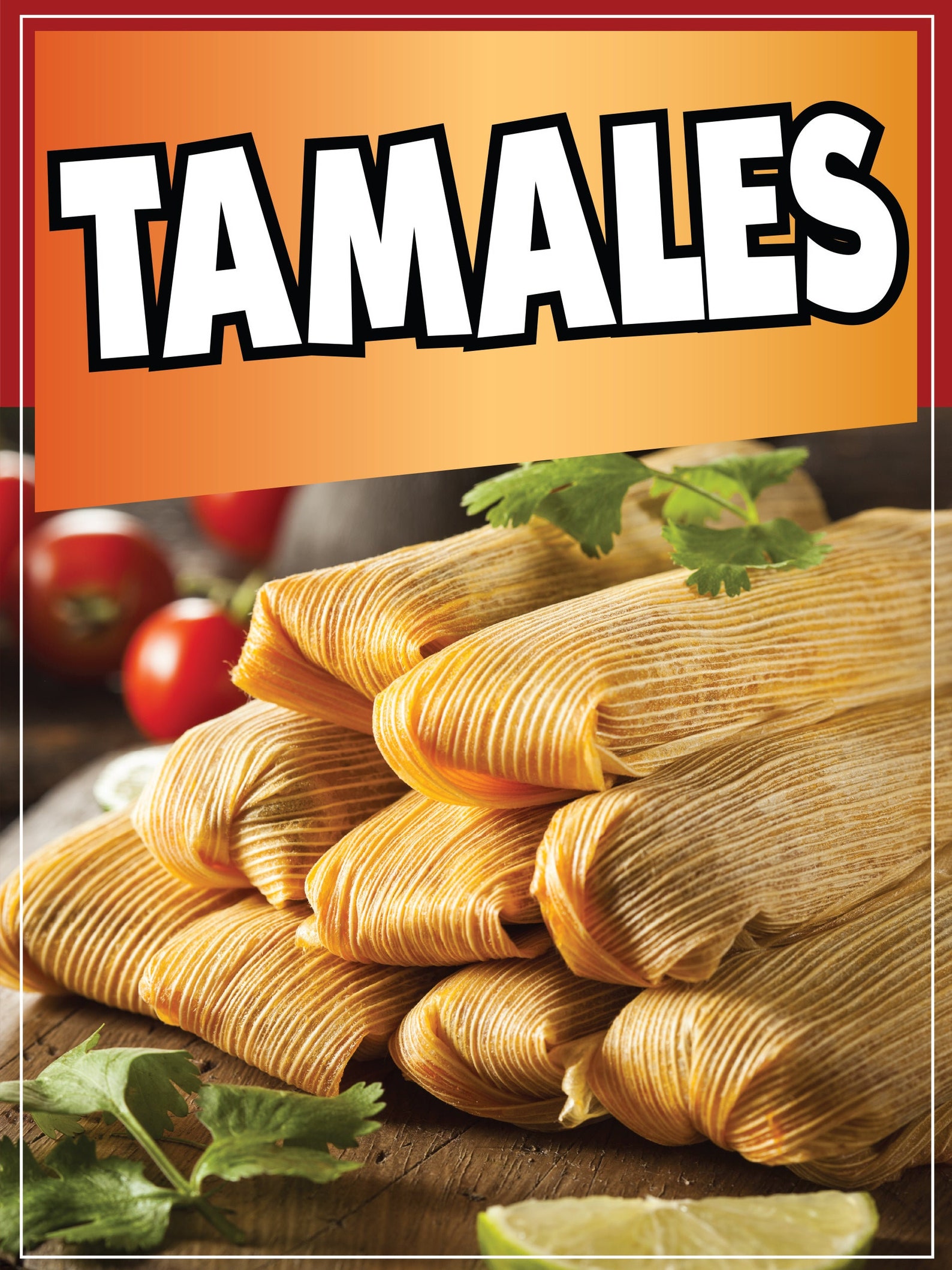 Tamales Decal Window Sticker Mexican Food Truck Concession Vinyl ...