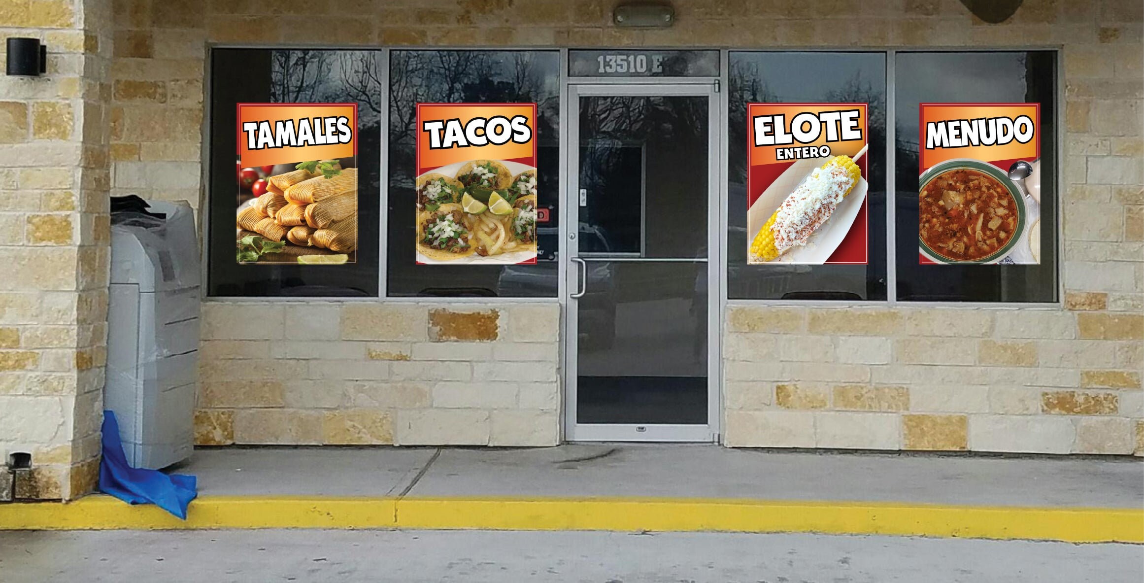 Elote Entero Sticker Window Sticker Mexican Food Truck Concession Vinyl ...