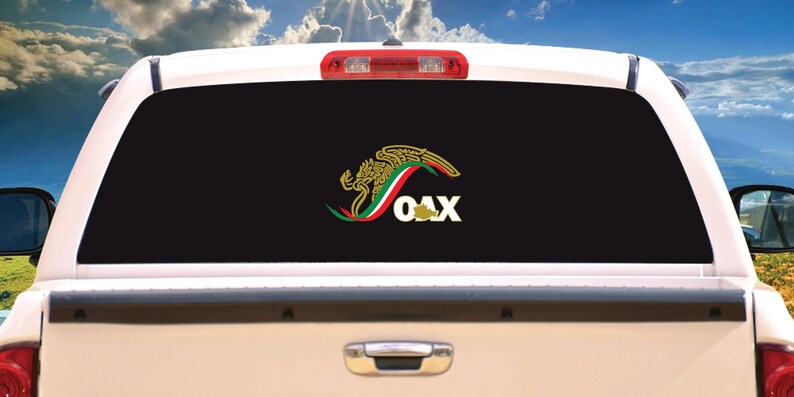 Mexican Eagle Decal Escudo Car Window Vinyl Sticker Gobierno Mex ...