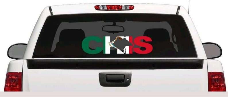 Chiapas Letters Decal Car Window Laptop Map Vinyl Sticker Mexico CHIS - Etsy