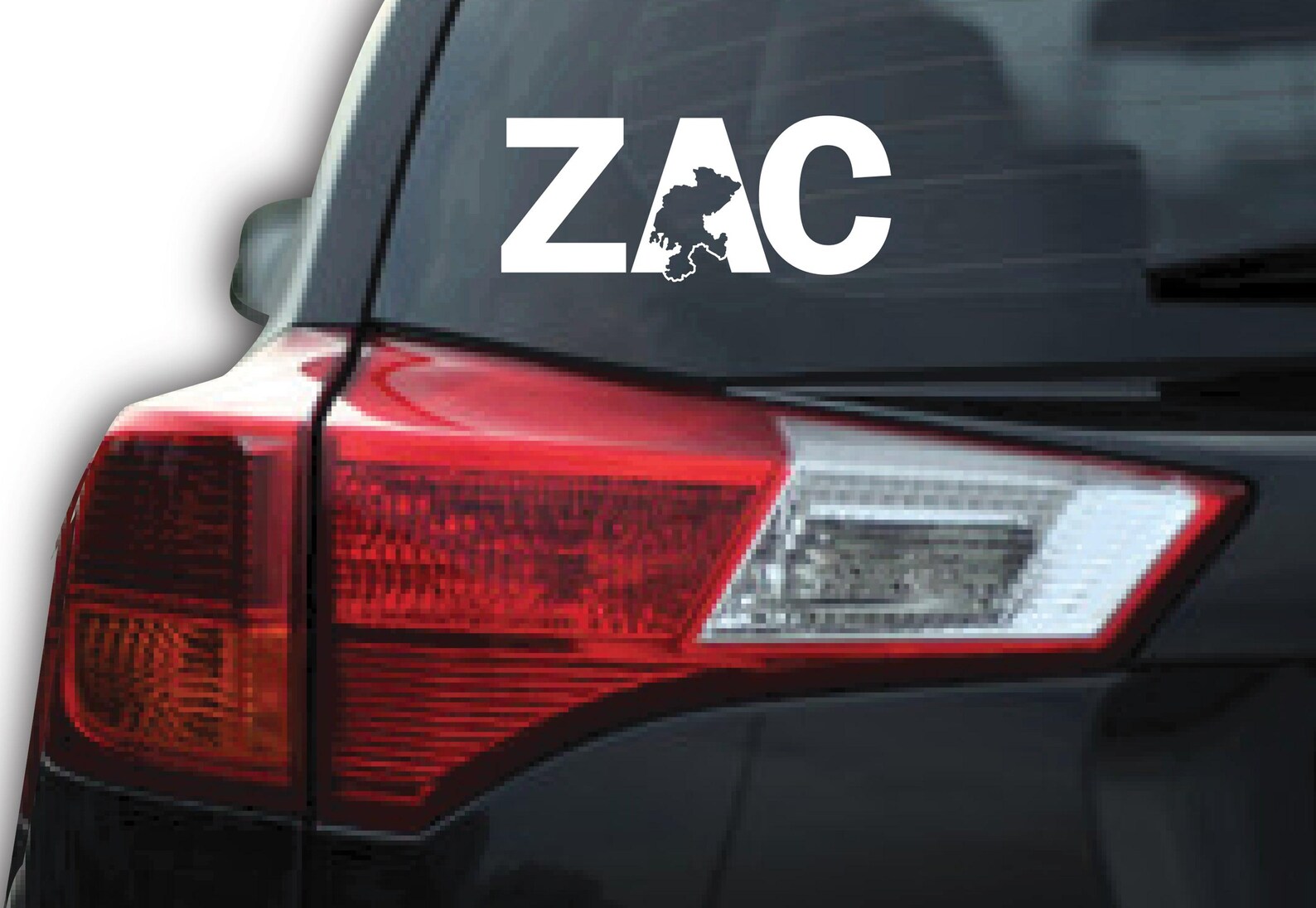 Zacatecas Letters Decal Car Window Laptop Map Vinyl Sticker Mexico ...