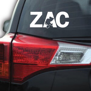 Zacatecas Letters Decal Car Window Laptop Map Vinyl Sticker Mexico ...