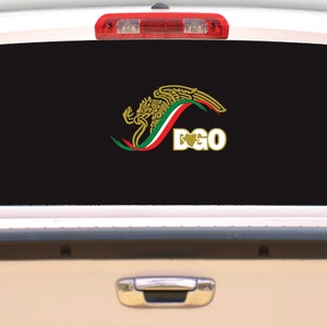 Mexico Escudo Car Window Vinyl Sticker Decal Gobierno De Mex Eagle DGO ...