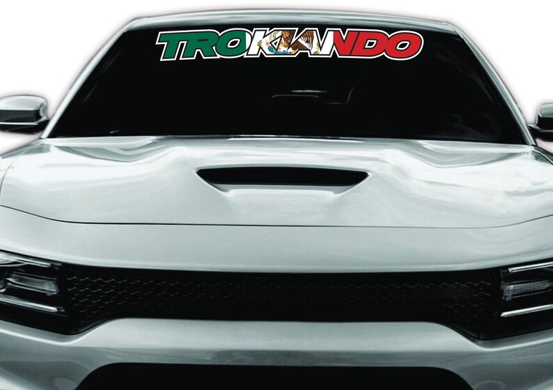 Trokiando Decal Car Window Laptop Map Vinyl Sticker Mexican Flag Adhesive Trokas - Etsy