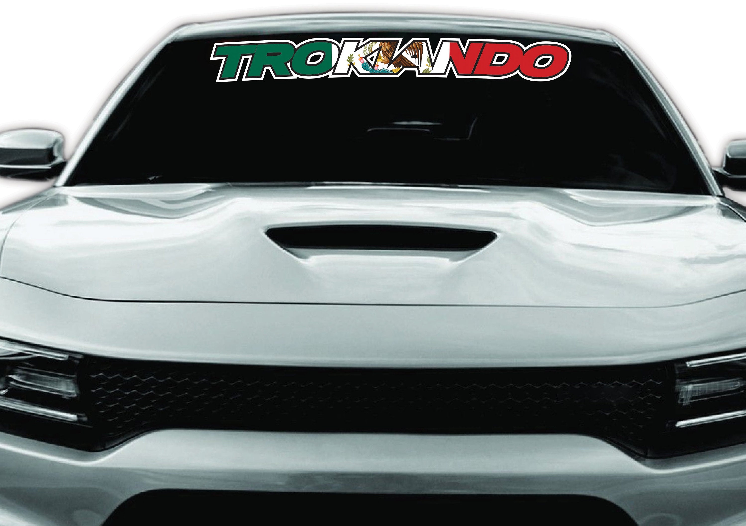 Trokiando Decal Car Window Laptop Map Vinyl Sticker Mexican Flag ...