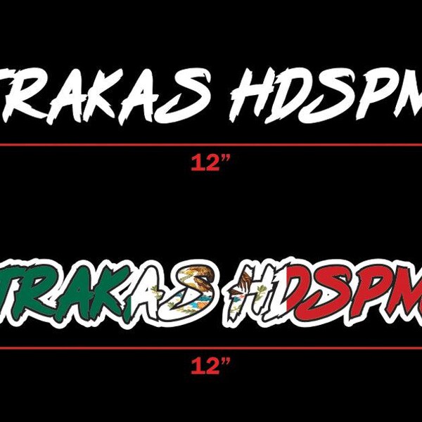 Trakas Hdspm Decal - Etsy