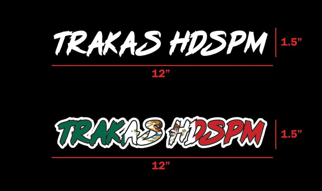 Trakas HDTPM Decal Car Window Vinyl Sticker Mexico Trucking Mexican ...
