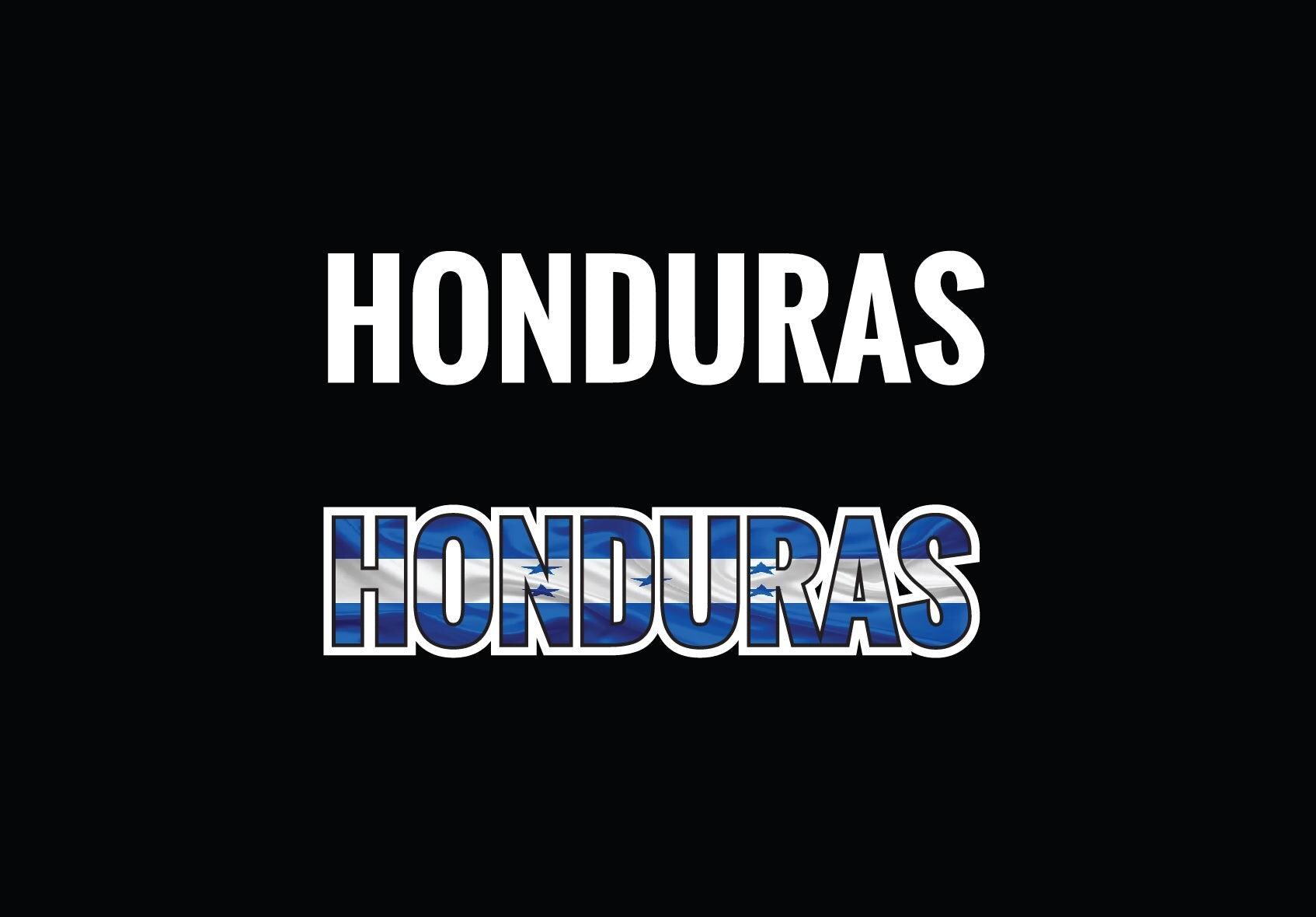 Honduras Letras Honduran Decal Car Window Laptop Vinyl Sticker Honduras ...