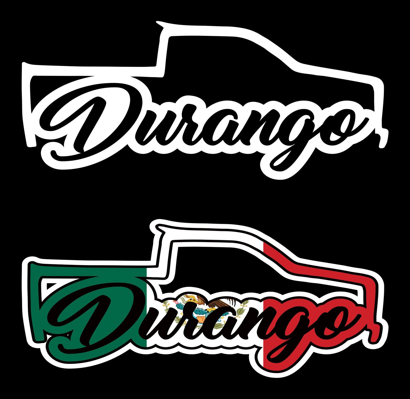 Durango Decal Trokita Decal Car Window DGO Vinyl Sticker Mexico ...