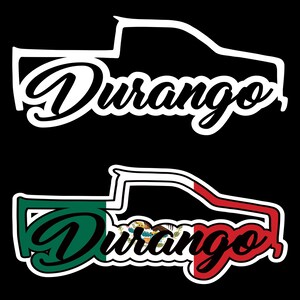 Durango Decal Trokita Decal Car Window DGO Vinyl Sticker Mexico ...