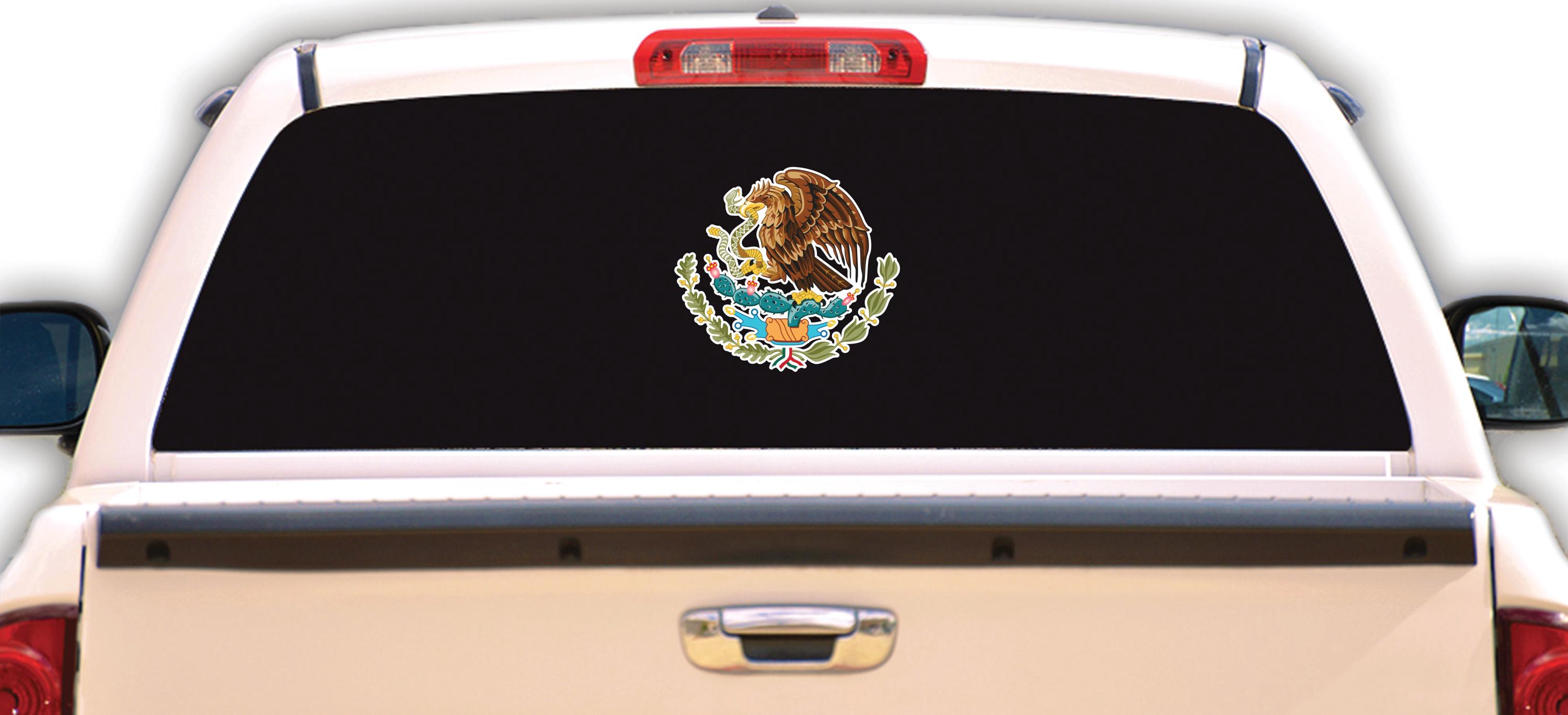 Mexican Flag Eagle States Aguila Decal Car Window Laptop Vinyl Sticker ...