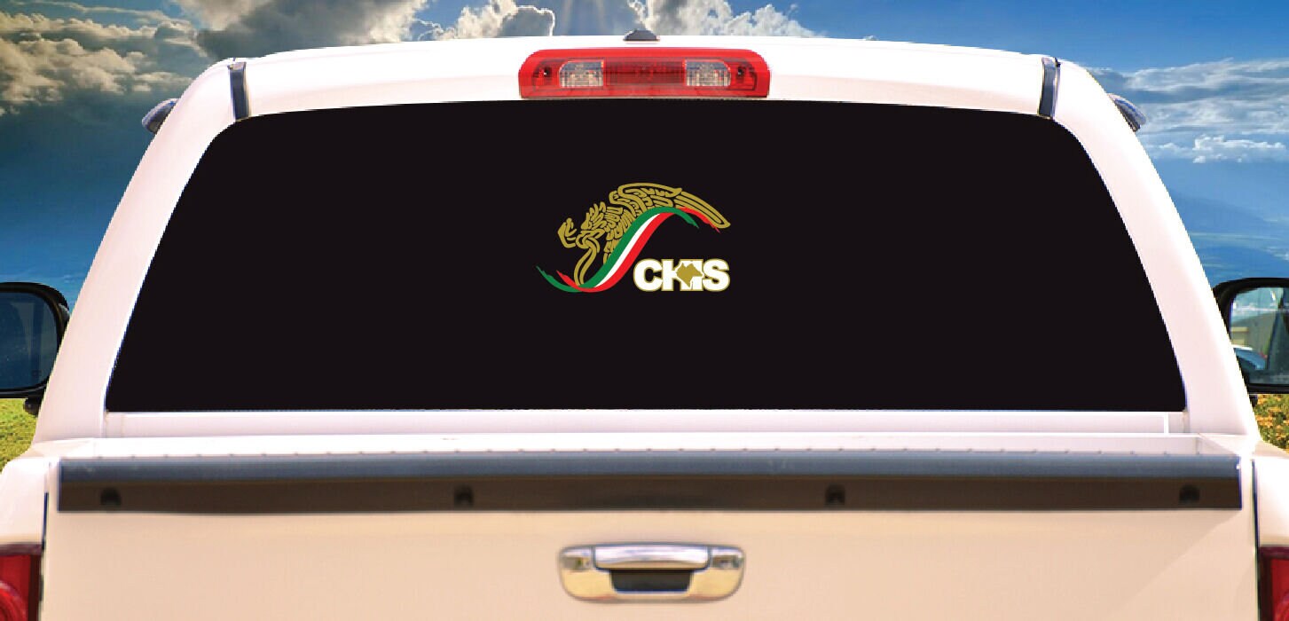 Mexico Eagle Chiapas Sticker Car Window Vinyl Sticker Decal Gobierno De ...