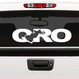 Queretaro Letters Decal Car Window Laptop Map Vinyl Sticker Mexico Qro ...