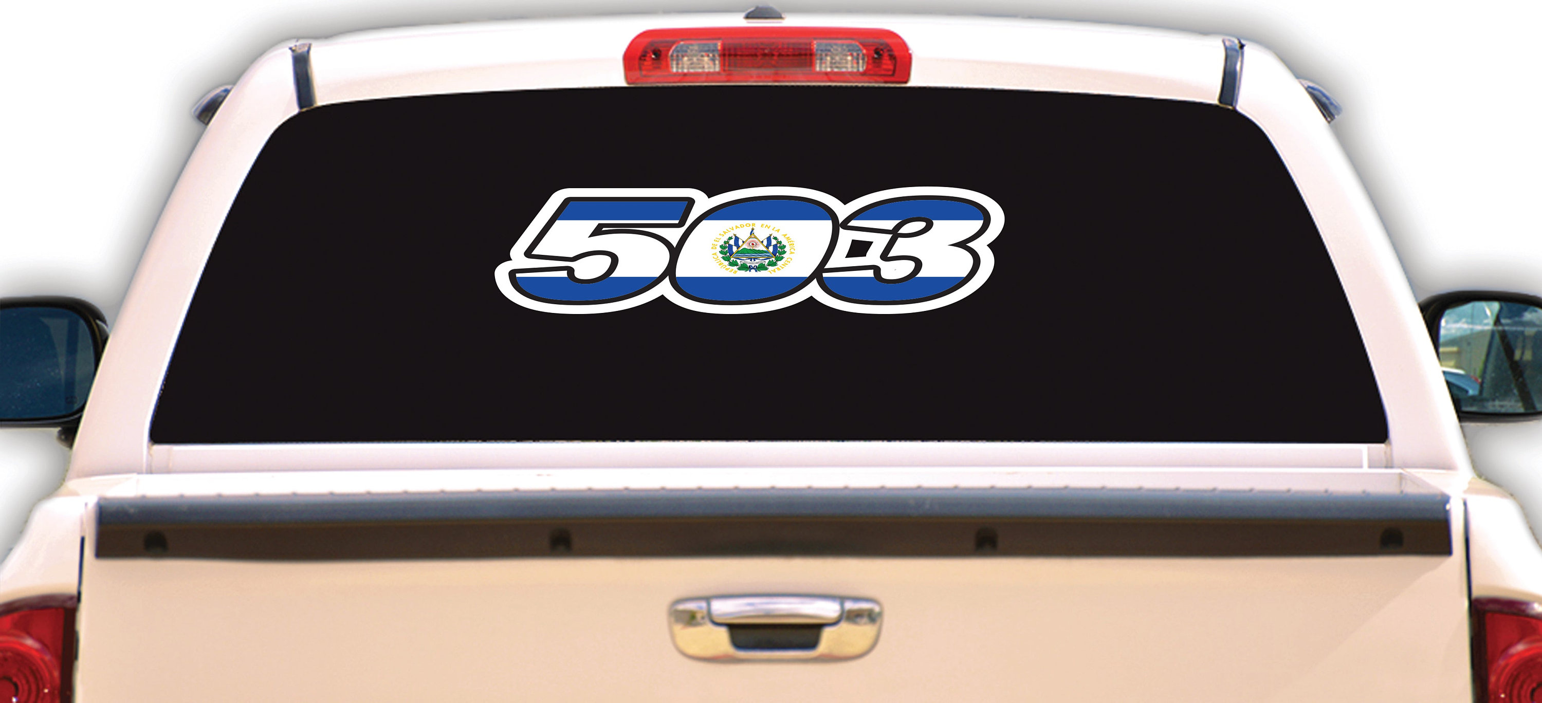 503 Area Code Decal Car Window Laptop Vinyl Sticker El Salvador Guanaco ...