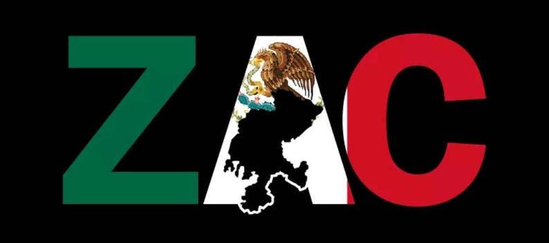 Zacatecas Letters Decal Car Window Laptop Map Vinyl Sticker Mexico ...
