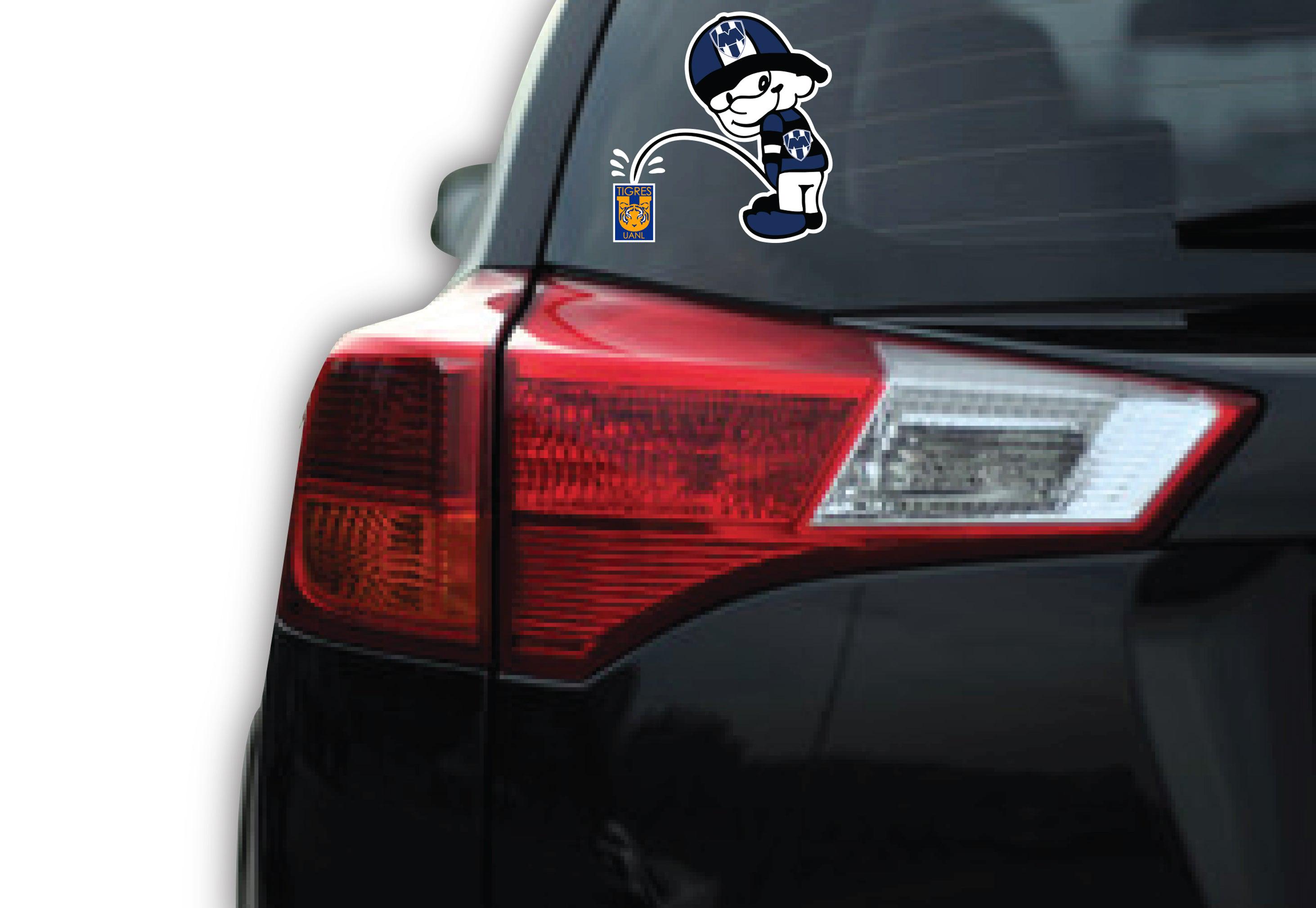 Monterrey Rayados Orinando Tigres Decal Car Window Laptop Vinyl Sticker ...