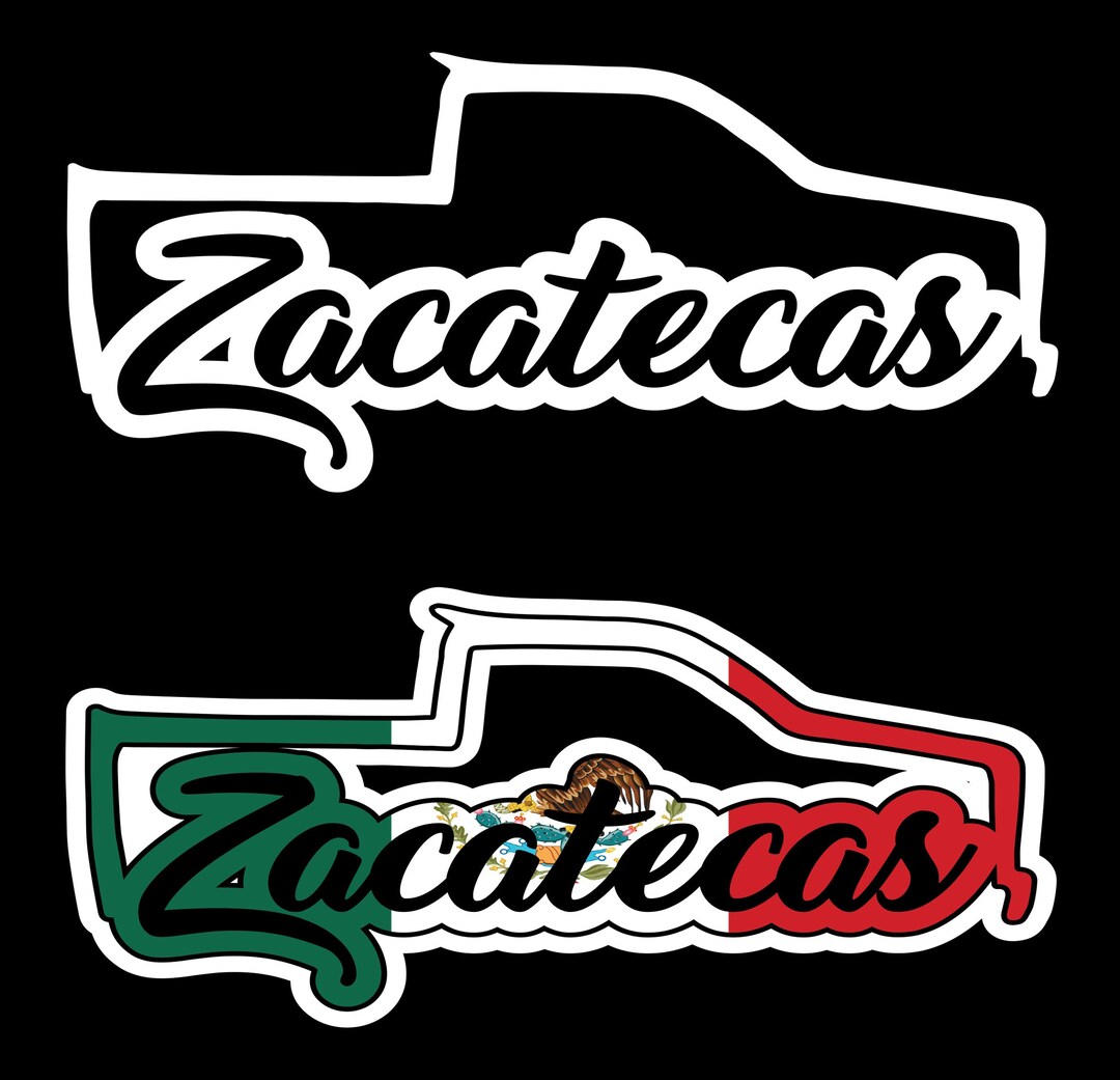 Zacatecas Decal Trokita Decal Car Window ZAC Vinyl Sticker Mexico ...