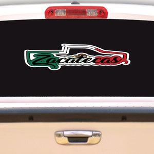 Zacatecas Decal Trokita Decal Car Window ZAC Vinyl Sticker Mexico ...