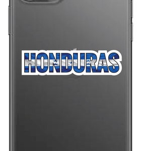 Honduras Letras Decal Car Window Laptop Vinyl Sticker Honduras Adhesive ...