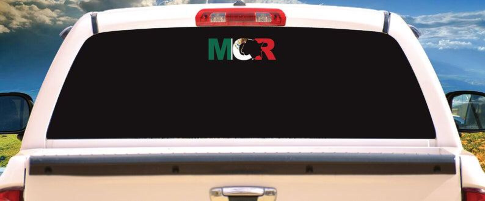 Morelos Letters Decal Car Window Laptop Map Vinyl Sticker Estado DF MOR ...