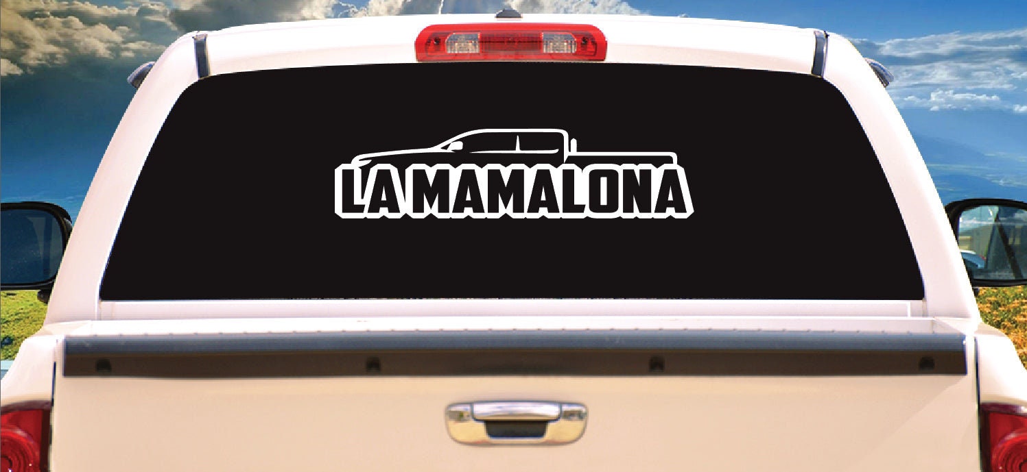 La Mamalona Decal Car Window Laptop Vinyl Sticker Trokiando Trucks ...