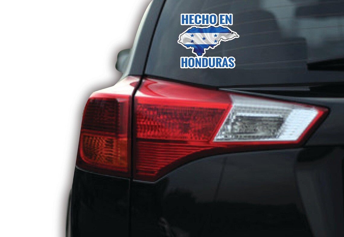 Hecho En Honduras Decal Car Window Vinyl Sticker Honduras Trokas ...
